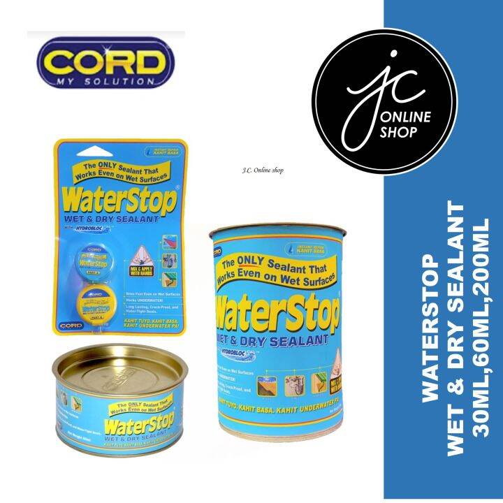 WaterStop Wet and Dry Sealant 30ml, 60ml, 200ml | Lazada PH
