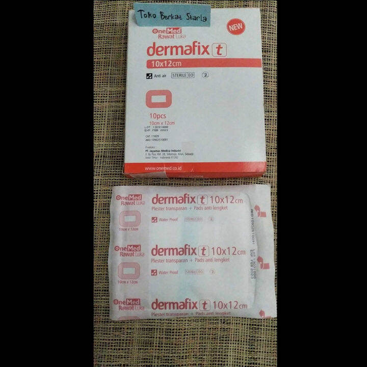 DERMAFIX PLESTER TRANSPARAN RAWAT LUKA | Lazada Indonesia