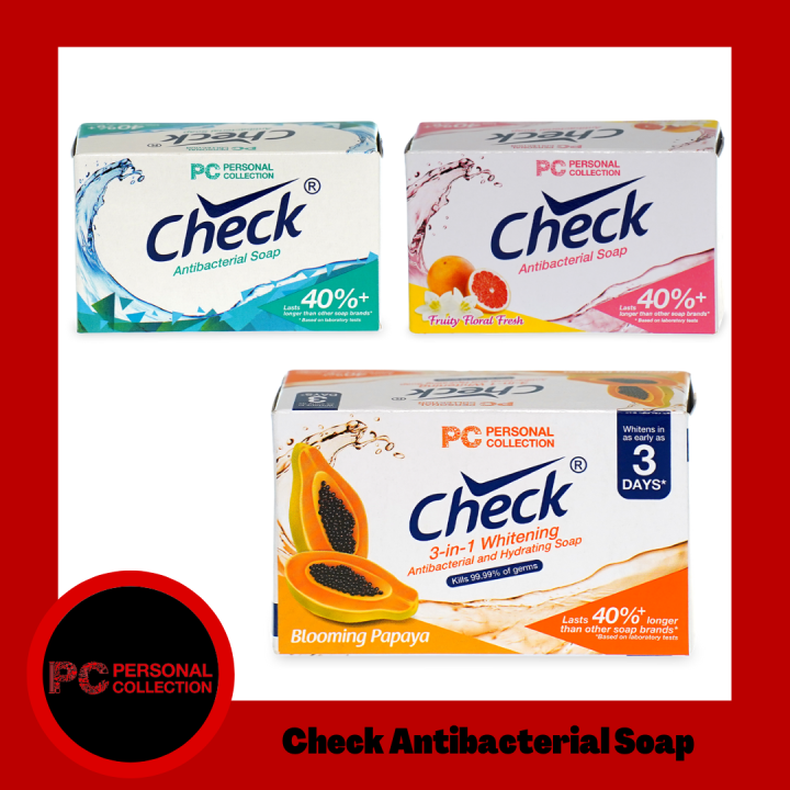 Personal Collectio Check Antibacterial Soap 135 grams ( 1 Box ) | Lazada PH
