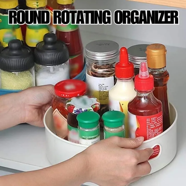 Fourever.shop ROUND ROTATING ORGANIZER | Lazada PH