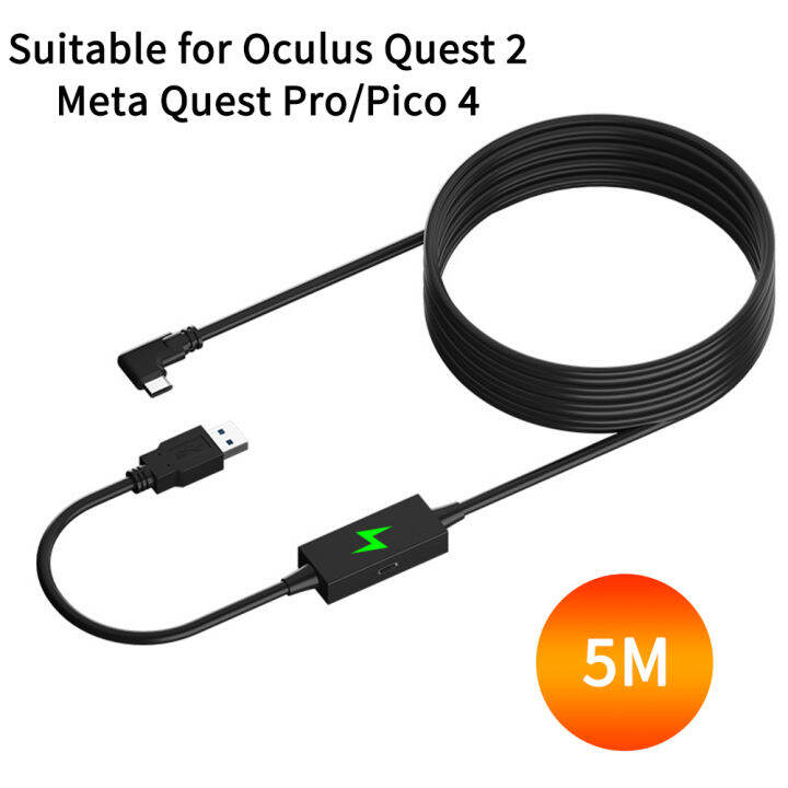 5Gbps Data Transfer Charging Cable USB3.2 Gen2 to Type-C for Oculus ...