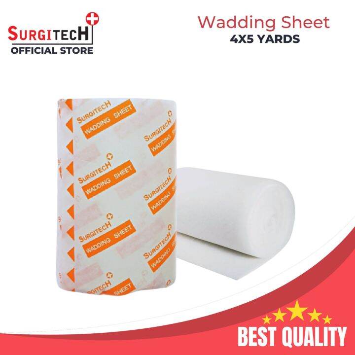 Surgitech Wadding Sheet 4x5 (1PC) | Lazada PH