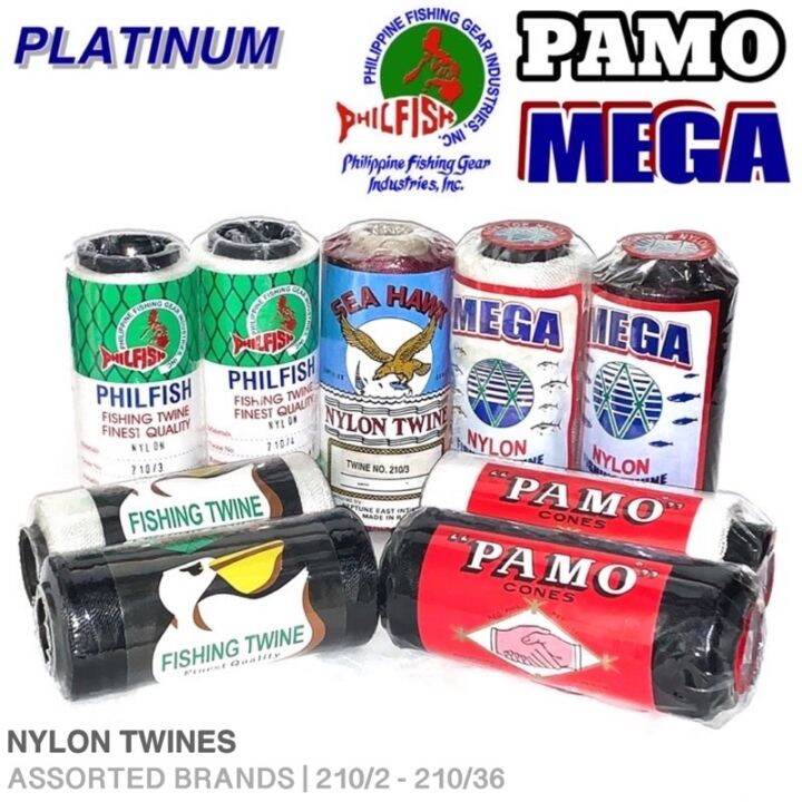 Nylon Twine Cone Sinulid Fishing Spool Kuralon PAMO MEGA PHILFISH Shoes ...