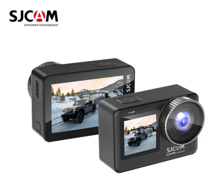SJ10 Pro Dual Screen กล้องถ่ายภาพ 4K 60PFS 30เมตร WIFI Unti-Shake ...
