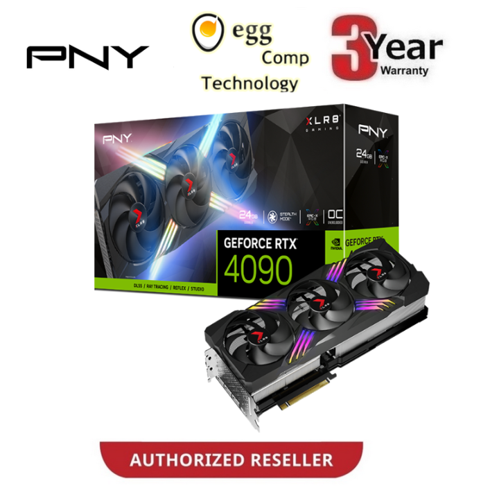 PNY GEFORECE RTX 4090 24GB OC XLR8 GAMING VERTO EPIC X RGB TF RTX4090 ...