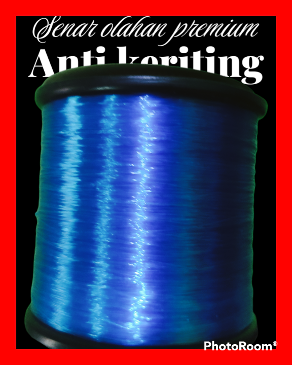 Senar pancing premium anti keriting biru tua | Lazada Indonesia