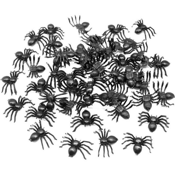Halloween Decorations Spider 50 Pcs Realistic Spider Toys Halloween ...