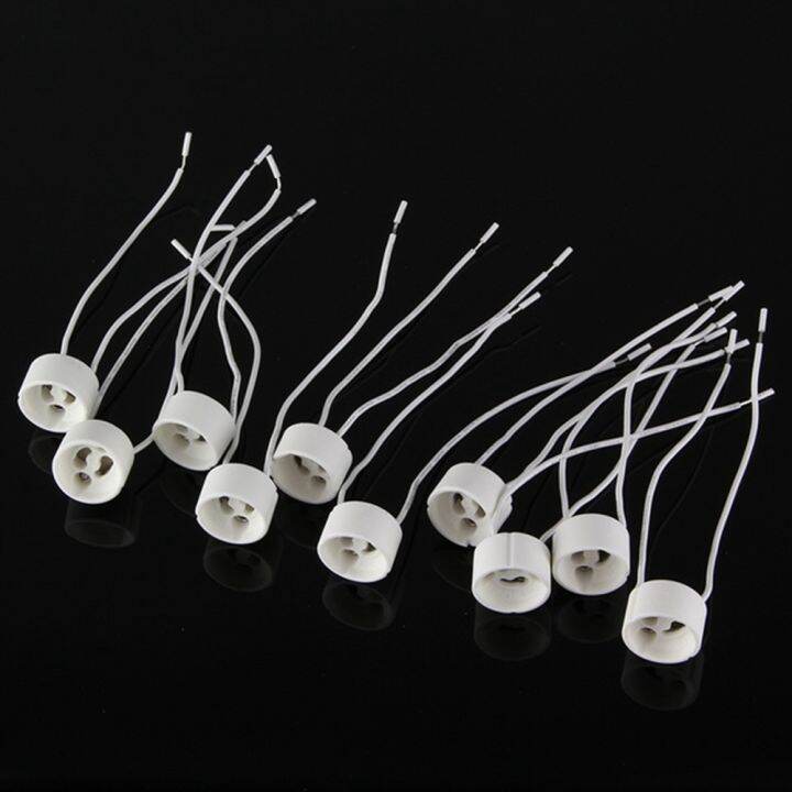 NO5 PANDA GU10 Ceramic Strip Connector Silicon Halogen Ceramic Lamp ...