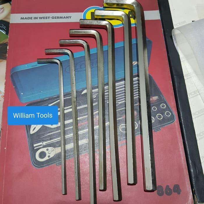 Termurah dan Bisa Cod!!! Kunci L Panjang 9mm ELORA Sedia Juga Kunci l ...