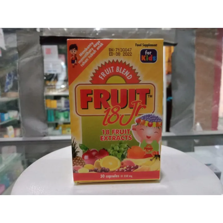 FRUIT BLEAD 18JR | Fruit 18 Jr 30 Kapsul | Fruit Adult/ Fruitblend ...