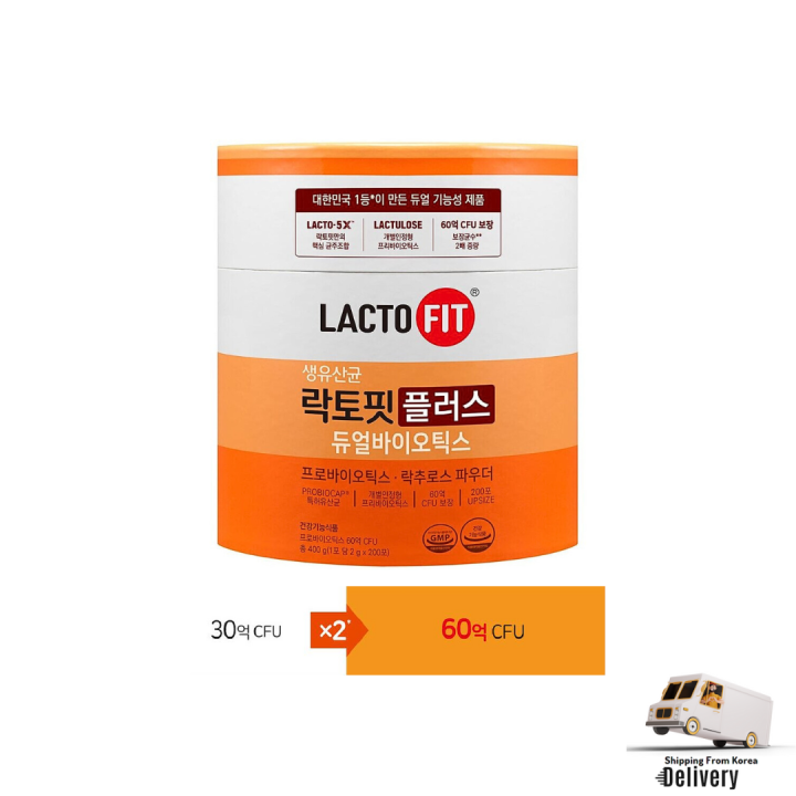 Lactofit Plus Dual Biotics renewal Version 6 billion Lactobacillus 200 ...
