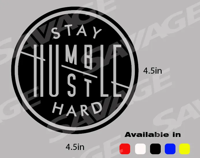 Stay Humble Logo Decal Sticker | Lazada PH