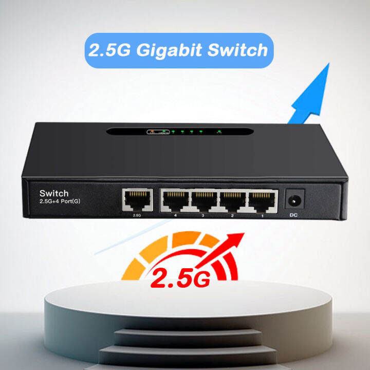 Mbps 2.5G เดสก์ท็อป Gigabit Network Switch Gigabit Hub Rj45 LAN ...