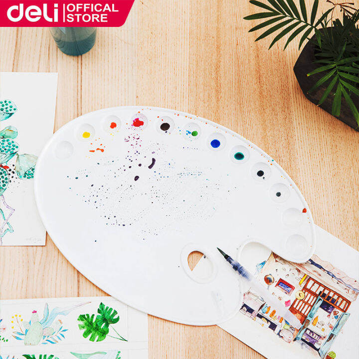 Deli Paint Palette ABS 12 Grids 68300 | Lazada PH