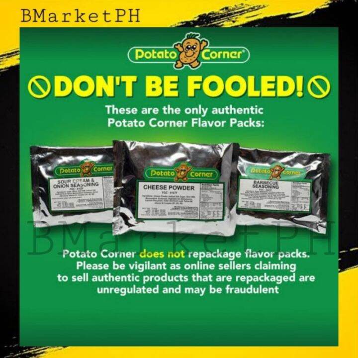 Potato Corner Powder 220g CHEESE / BARBECUE / SOUR CREAM And More ...