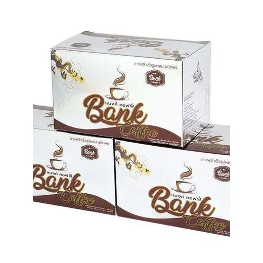 [3กล่อง] Bank Coffee แบ็งคอฟฟี่ องแท้ 100% | Lazada.co.th