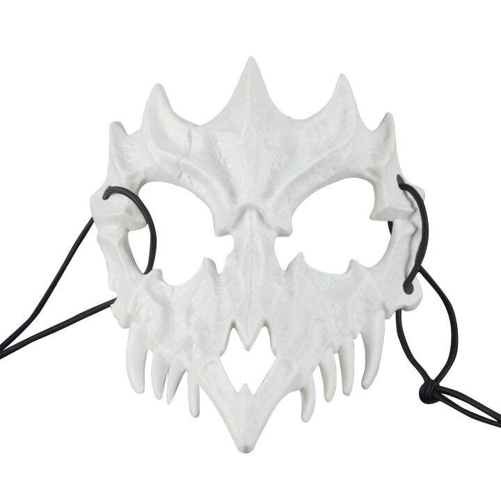 Japanese Dragon God Mask Halloween Horror 3d Skull Werewolf Mask Half ...
