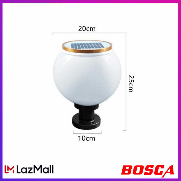 BOSCA 20cm / 25cm Solar Lights LAWN Light Stigma Lights Outdoor Lights ...