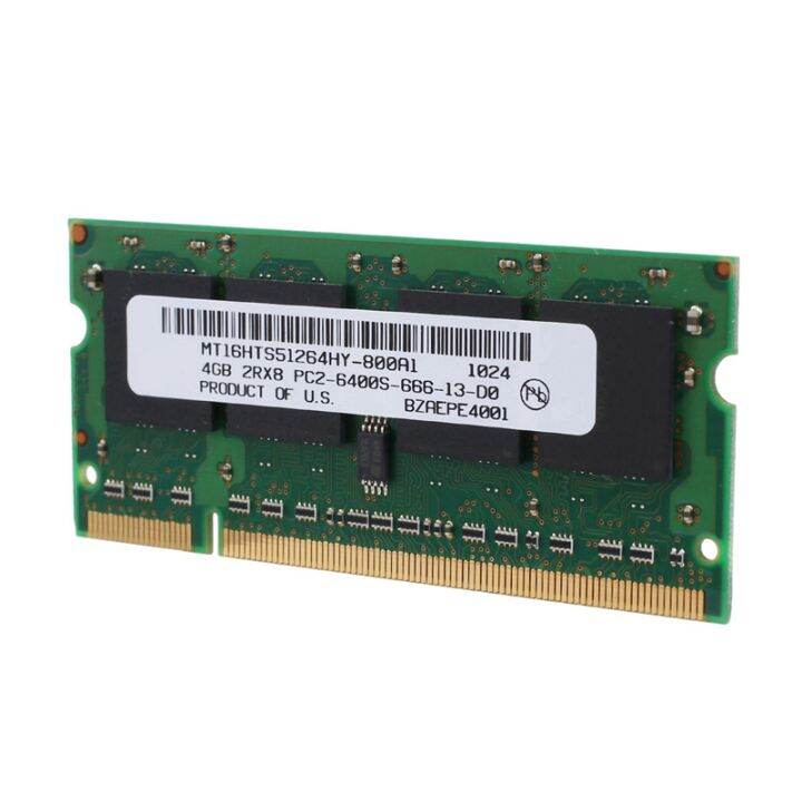 2X 4GB DDR2 Laptop Ram 800Mhz PC2 6400 SODIMM 2RX8 200 Pins for Intel ...