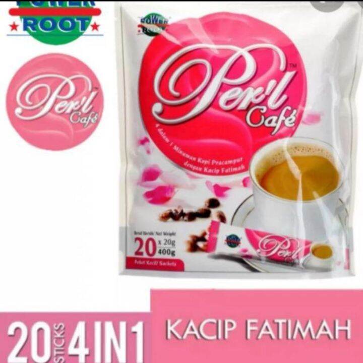 Power Root Per'l Cafe Kacip Fatimah Original 【20sx20g】 | Lazada