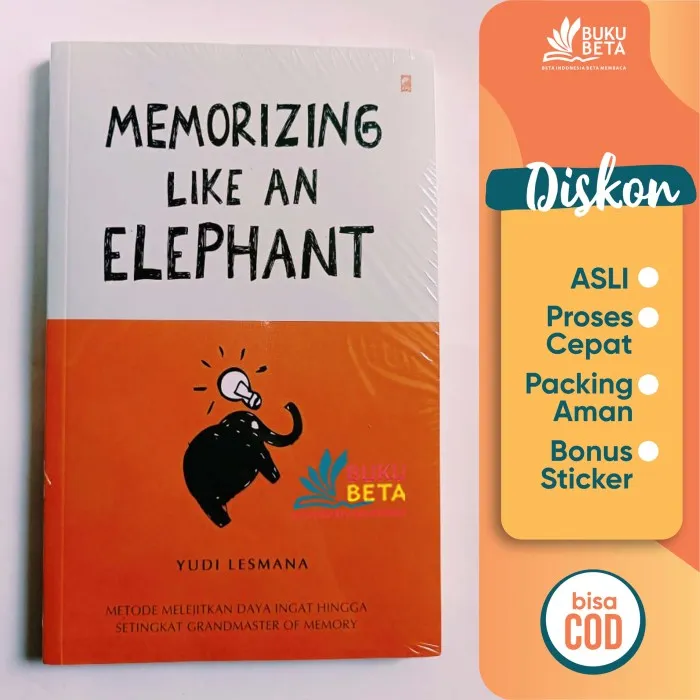 Buku Beta - Memorizing Like An Elephant - Yudi Lesmana | Lazada Indonesia