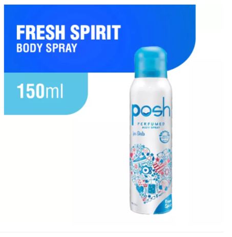Posh Body Spray Fresh Spirit Bottle 150 ml | Lazada Indonesia