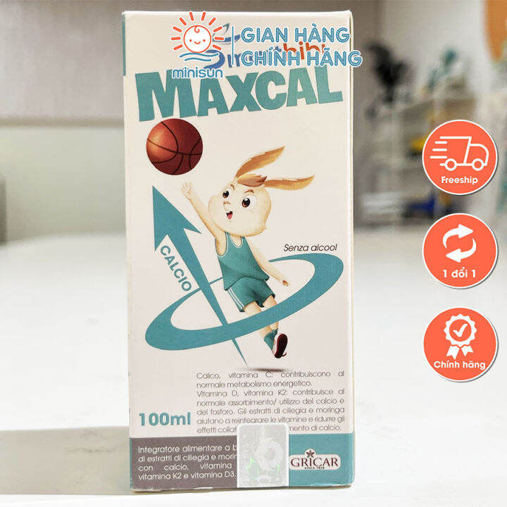 Bổ sung canxi, D3K2 cho bé Smartbibi Maxcal chính hãng, lọ 100ml | Lazada.vn
