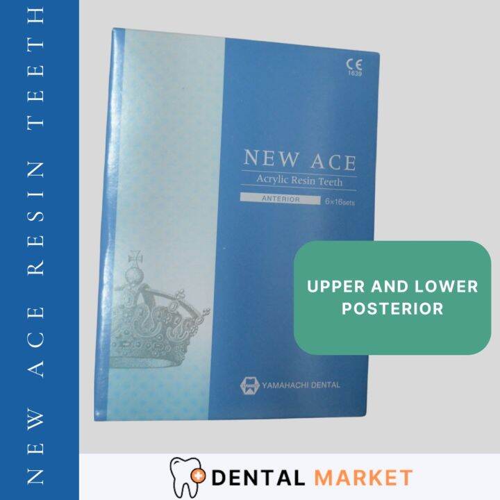 New Ace Acrylic Resin Teeth Pontic Yamahachi Upper and Lower Posterior ...