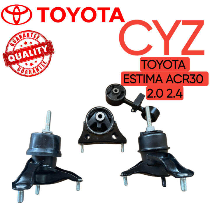 Engine Mounting Set TOYOTA ESTIMA ACR30 2.4 2WD (TOYOTA THAILAND) | Lazada
