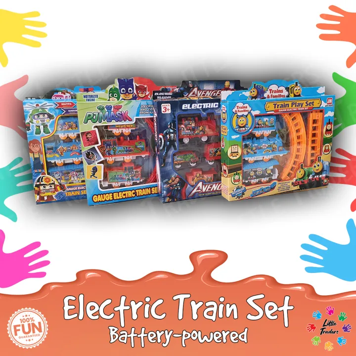 Toy Train Set with your Favorite Characters || Battery-operated, PJ ...