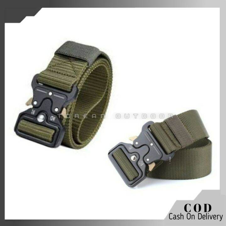 Gesper Pria Military Ikat Pinggang Outdoor Tactical Canvas 125Cm ...