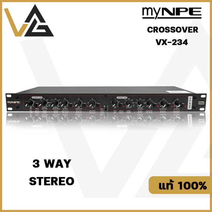 myNPE VX-234 ครอสโอเวอร์3ทาง ครอส สเตอริโอ ครอส 3 ทาง อนาล็อก crossover 3 way คอสแยกเสียง ออดิโอ ...