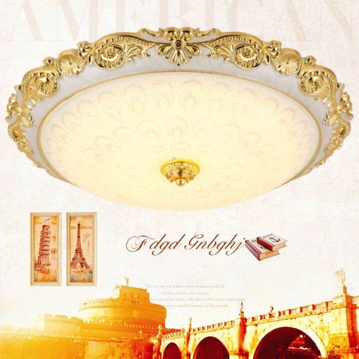 Luxurious LED Light Tricolor Dimming Ceiling Light Bedroom Room Light ...