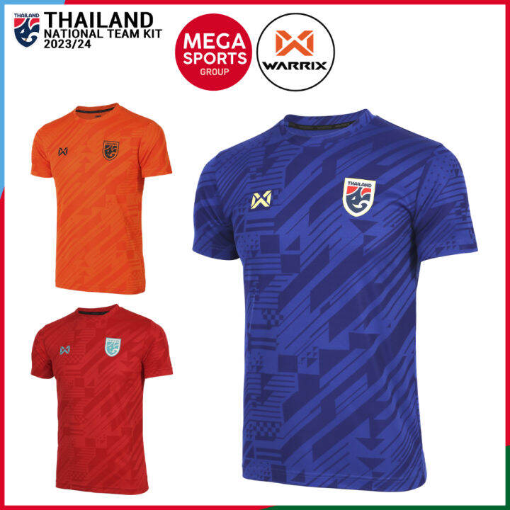 ใหม่ล่าสุด! Warrix เสื้อ ทีมชาติไทย เกรดเชียร์ คอกลม 2023 2024 233FBATH53 | Lazada.co.th