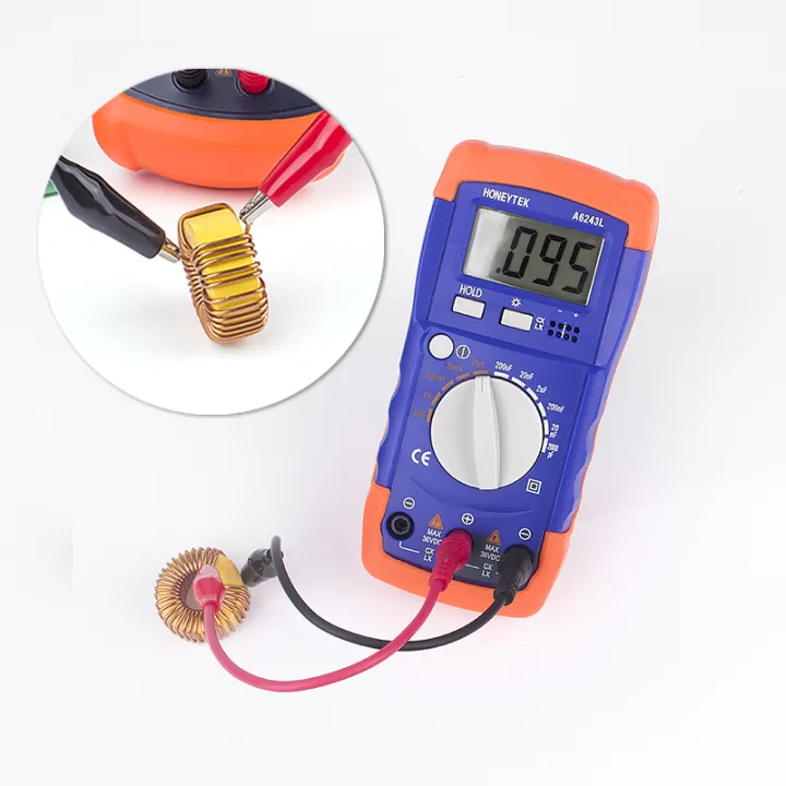 Professional Digital LCR Meter 2000pF-200uF 2mH-20H A6243L Capacitor ...