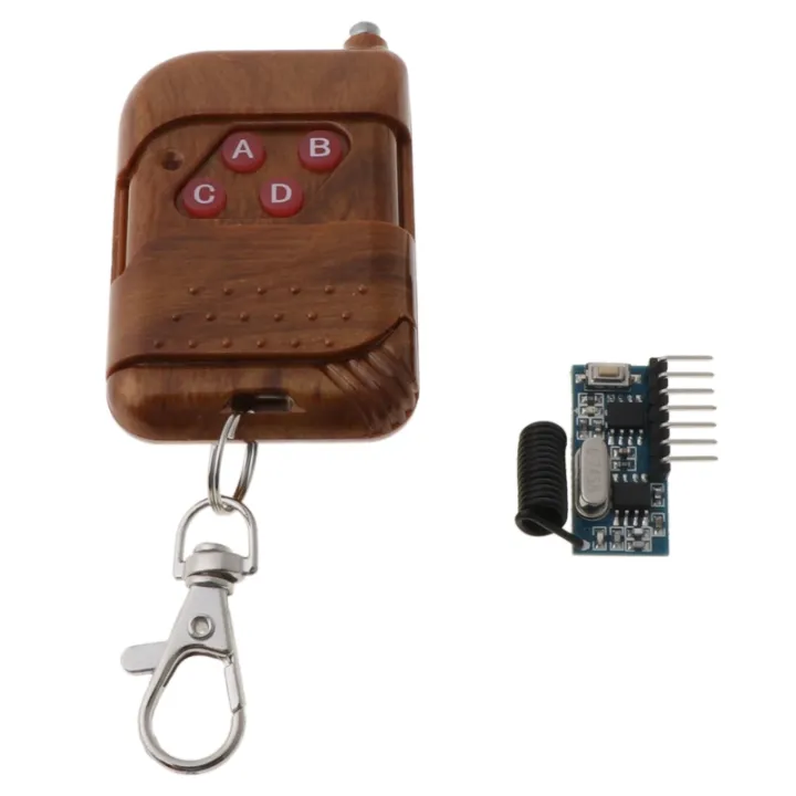 Universal Remote Control Wireless Receiver Switch Socket Learning Code EV1527 Decoding Module ...