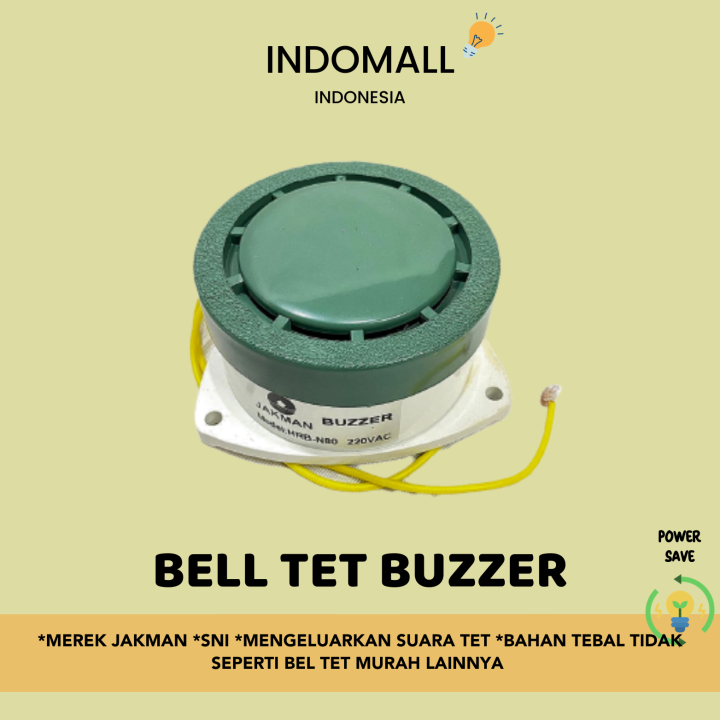 BELL TET TEBAL / PANEL BUZZER / BELL SEKOLAH / BELL PABRIK / BELL LISTRIK / ALARM / JAKMAN ...