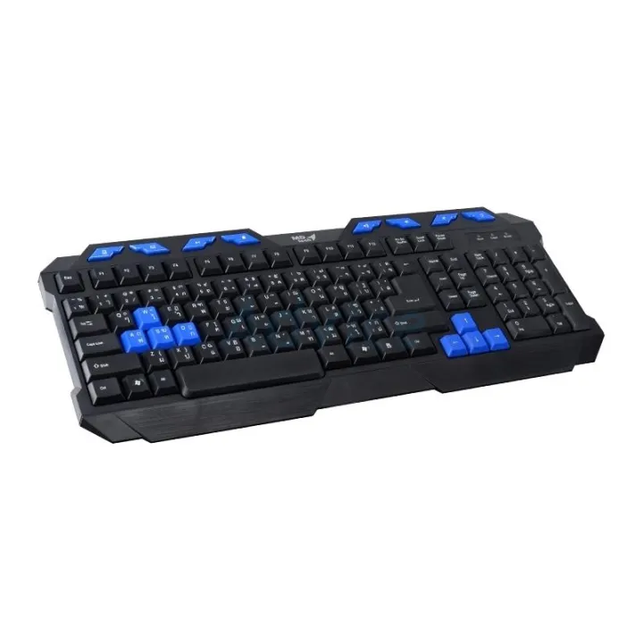 MD-TECH USB Keyboard (KB-222M) Black/Blue | Lazada.co.th
