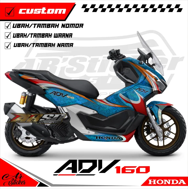 Sticker Decal ADV 160 Fullbody - Stiker Dekal Honda ADV 160 Hologram D5 ...