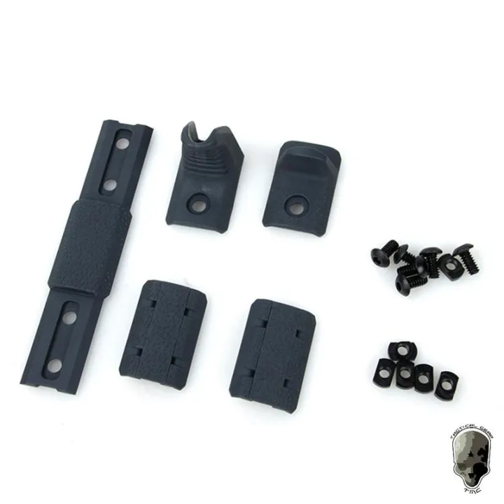 TMC Tactical M-lock Hand Stop Kit Handguard Panel Rail Covers Picatinny ...