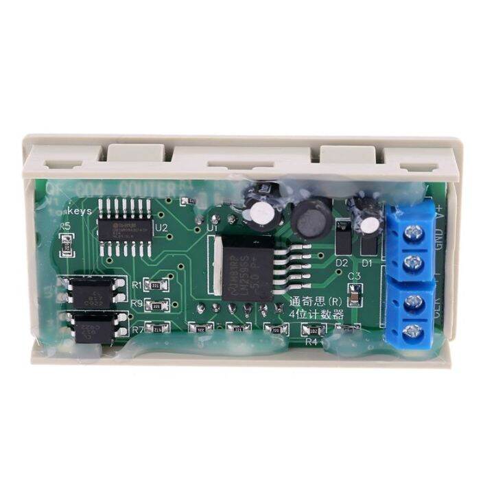 DC 5V 12V 36V Trigger Counter Module Accumulator 4-Bit Red 0.56in ...