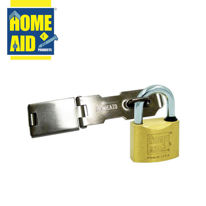 HOMEAID Padlock and Adaptable Hasp Combo | Lazada PH