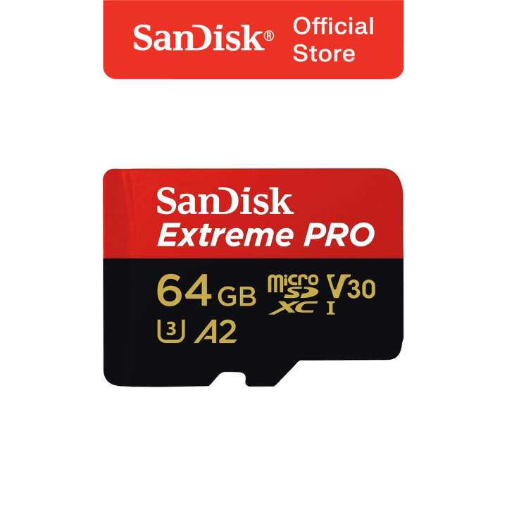 SanDisk Extreme PRO Series 64GB Micro SD Card with Adapter, A2 UHS-I ...