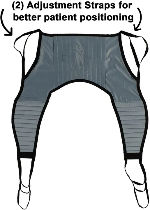 Patient Aid Padded U-Sling Without Head Support, Universal Patient Lift ...