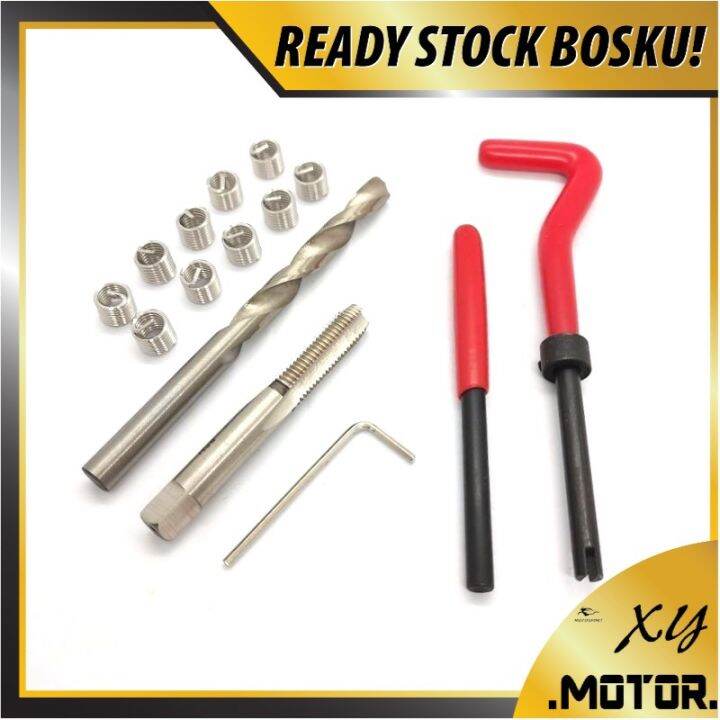M8 12MM THREAD REPAIR KIT INSERT TOOLS RECOIL | Lazada