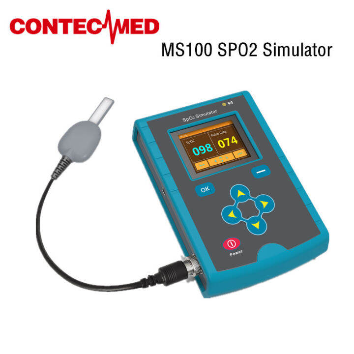 CONTECMED MS100 SPO2 Simulator Oxygen saturation simulation Pulse rate ...