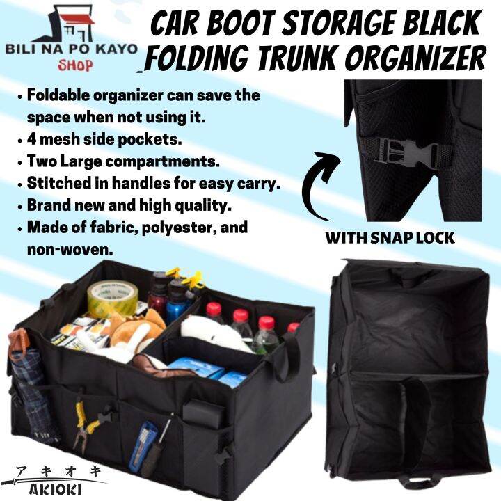 BNPKS AKIOKI CAR TRUNK ORGANIZER FOR TOYOTA FORTUNER Akioki Car Boot ...