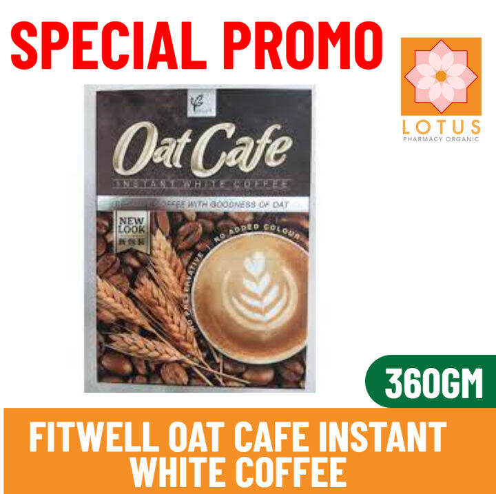 Fitwell Oat Cafe Instant White Coffee 360gm | Lazada