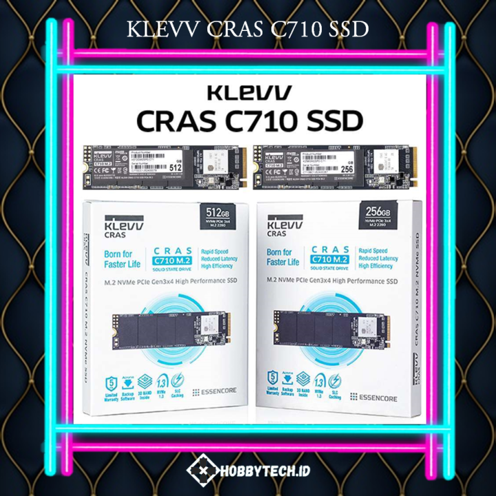 KLEVV SSD CRAS C710 256GB/512GB M.2 2280 NVMe PCle Gen3 x4 | Lazada ...