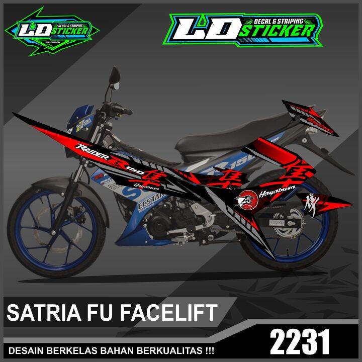 2231 Striping satria fu facelift Striping satria fu facelift Decal ...